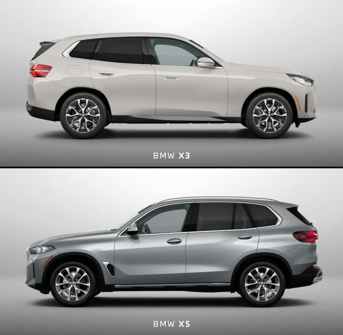 2026 BMW X3 Vs. BMW X5: Side-By-Side Comparison