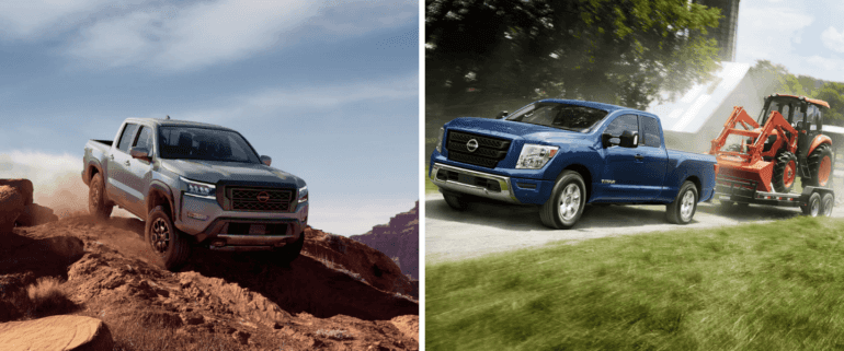 Nissan Frontier vs. Titan in Greenville, TX - Truck Comparison