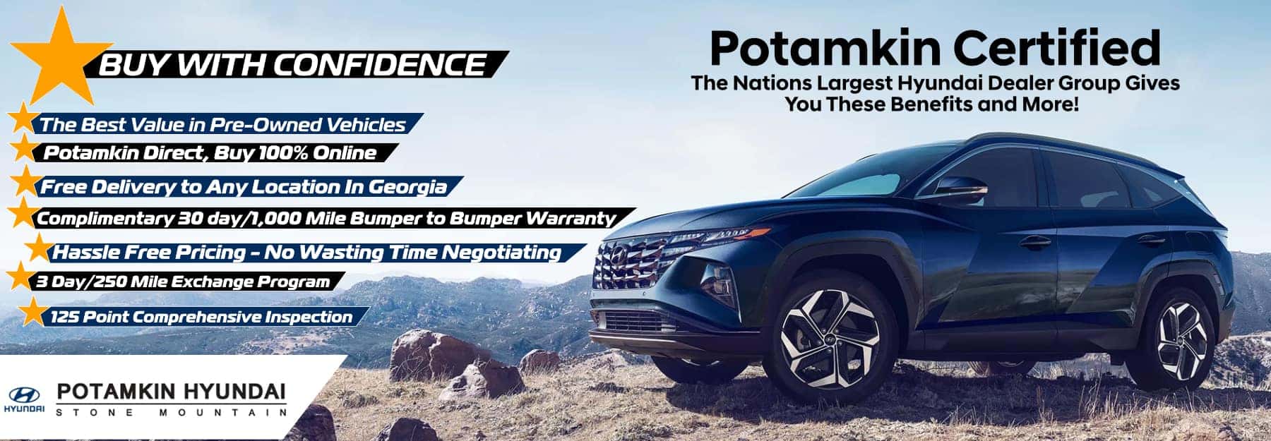 Potamkin Premier Pre-Owned Vehicles | Potamkin Hyundai Stone Mountain