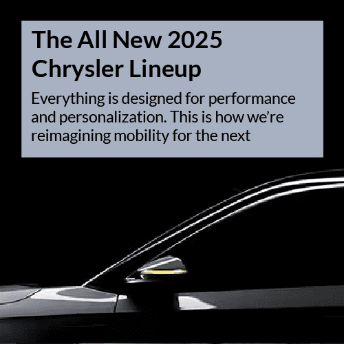 Discover the 2025 Chrysler Lineup at Shepard CDJR in Thomaston, ME ...