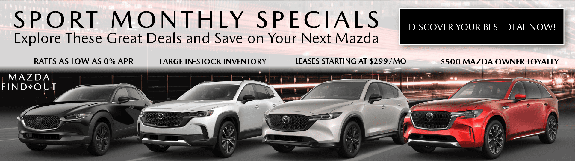 Monthly Specials | Sport Mazda North
