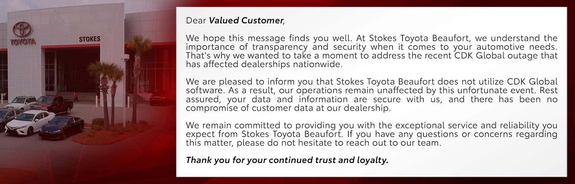 Stokes Toyota Beaufort | Toyota Dealer in Beaufort, SC