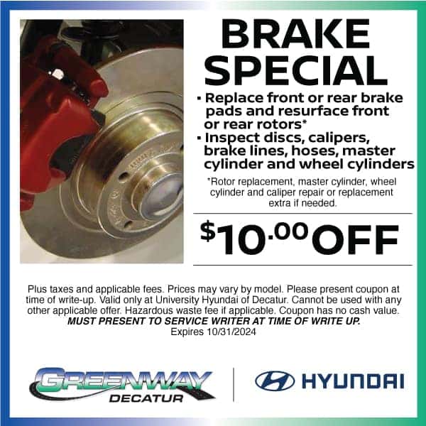 Auto Service Specials | Greenway Hyundai Decatur near Huntsville