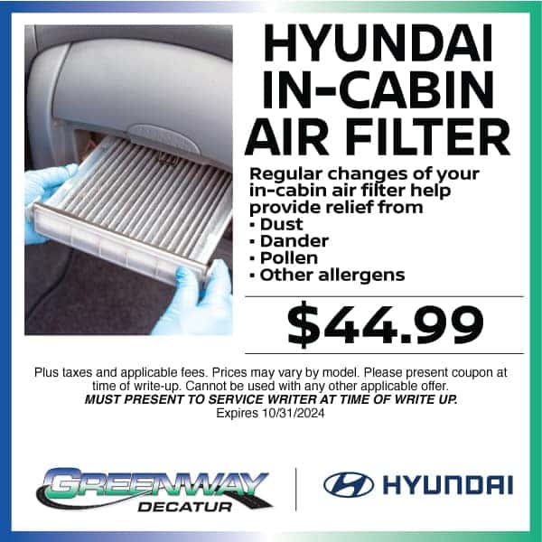 Auto Service Specials | Greenway Hyundai Decatur near Huntsville