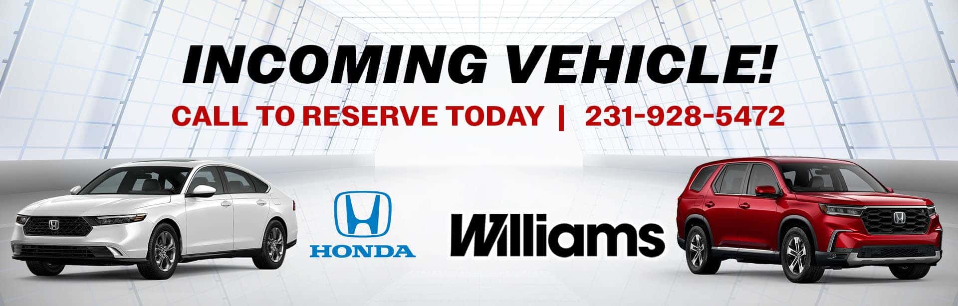New & Used Honda Vehicles in Traverse City | Williams Honda